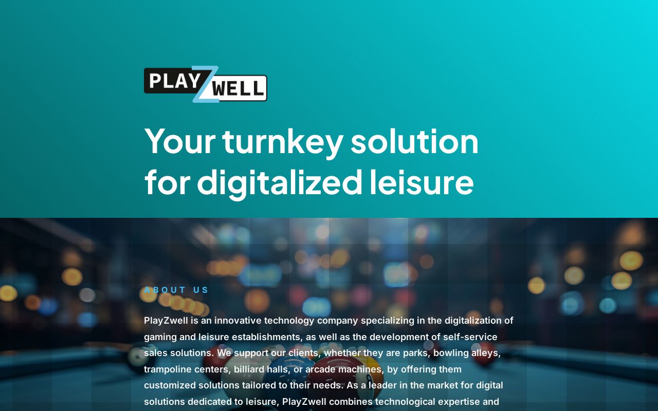playZwell: Elevating Leisure with Innovative, Connected Solutions!